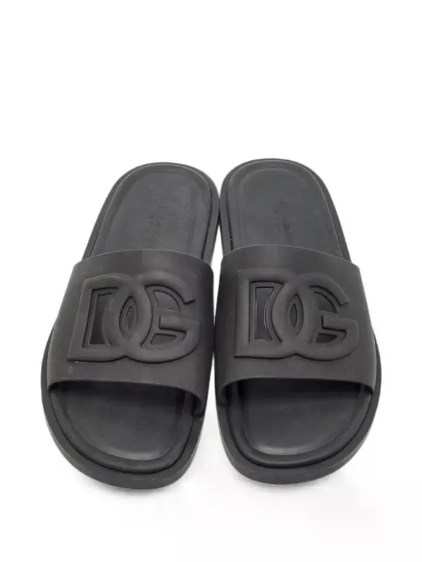 Dolce & Gabbana Embossed Logo Slides