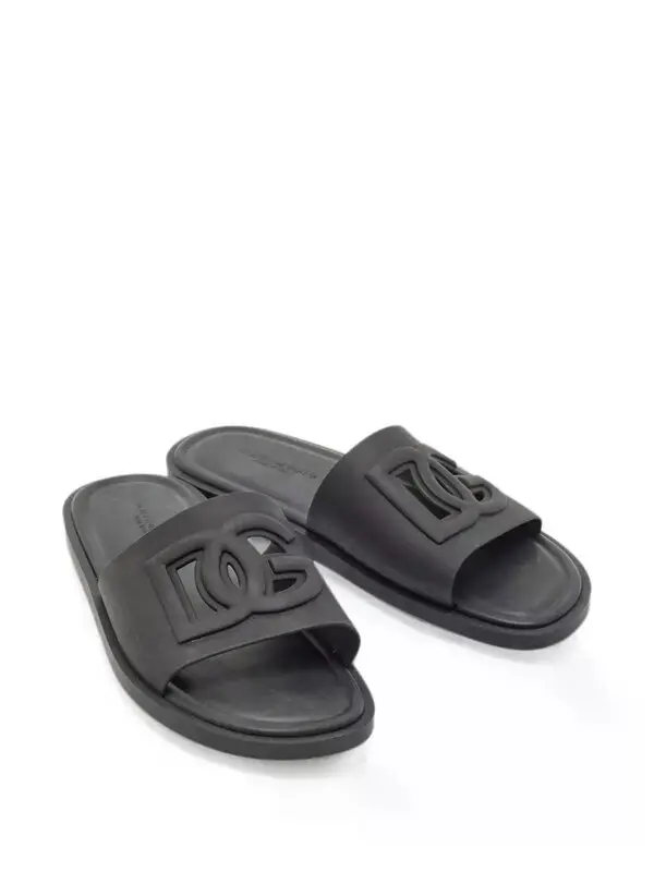 Dolce & Gabbana Embossed Logo Slides