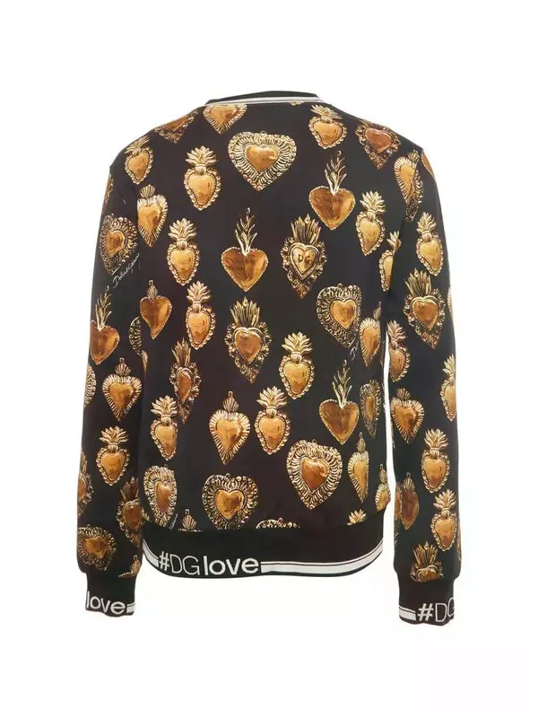 Dolce & Gabbana Sacred Heart Hoodie - Black