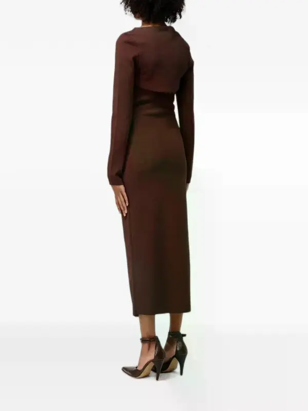 Cult Gaia Long-sleeve Midi Dress
