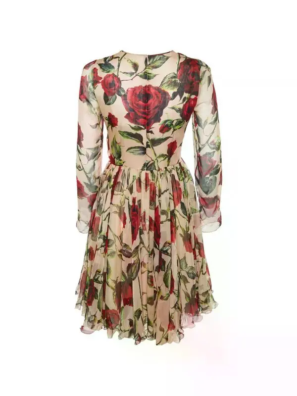 Dolce & Gabbana Floral Print Midi Dress