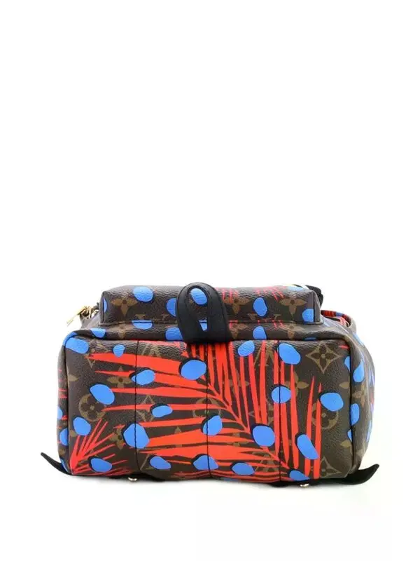 LOUIS VUITTON Palm Springs Limited Edition Monogram Jungle Dots Pm Backpack - Brown