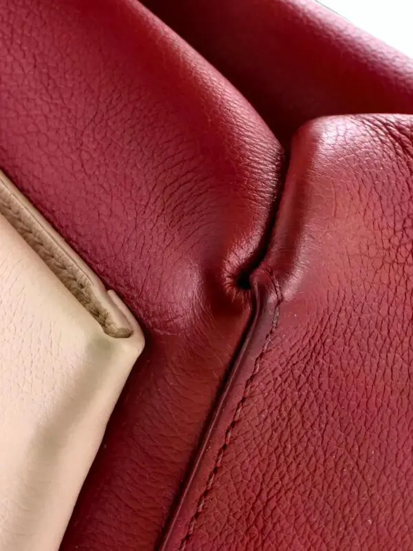 LOUIS VUITTON Mylockme Handbag Leather Satchel