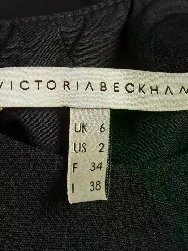 Victoria Beckham Sleeveless Ruffled Mini Dress
