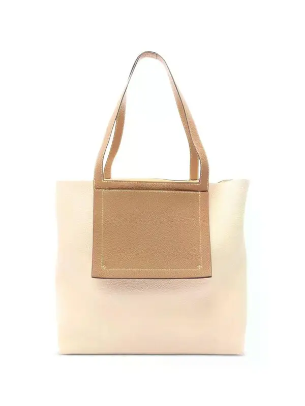 Hermès 2021 Cabaseri 46 Clemence Tote Bag - Neutrals