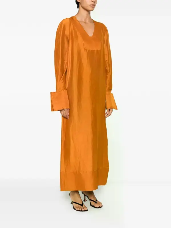 BY MALENE BIRGER Miaenna V-neck Linen Maxi Dress