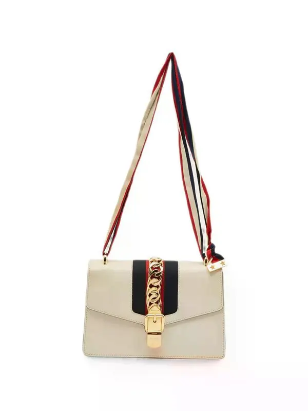 Gucci Sylvie Small Shoulder Bag - Neutrals