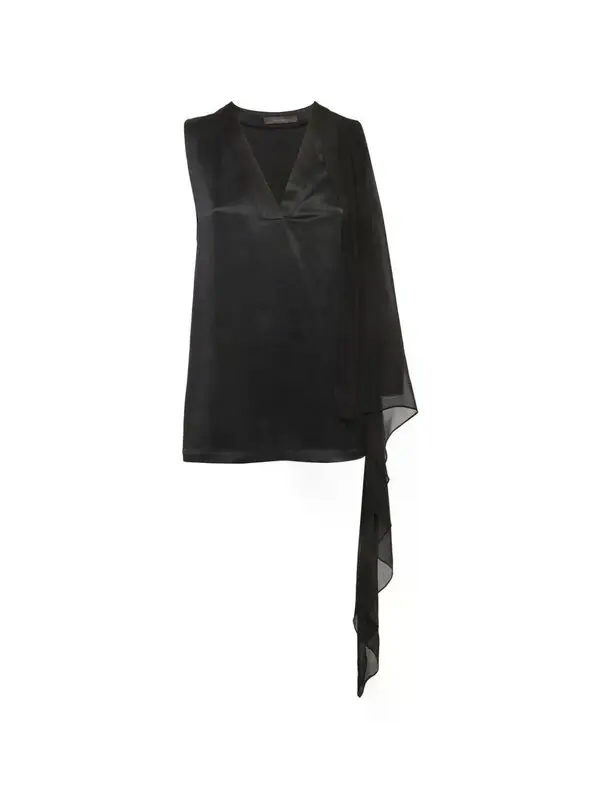 Max Mara Draped Satin Top