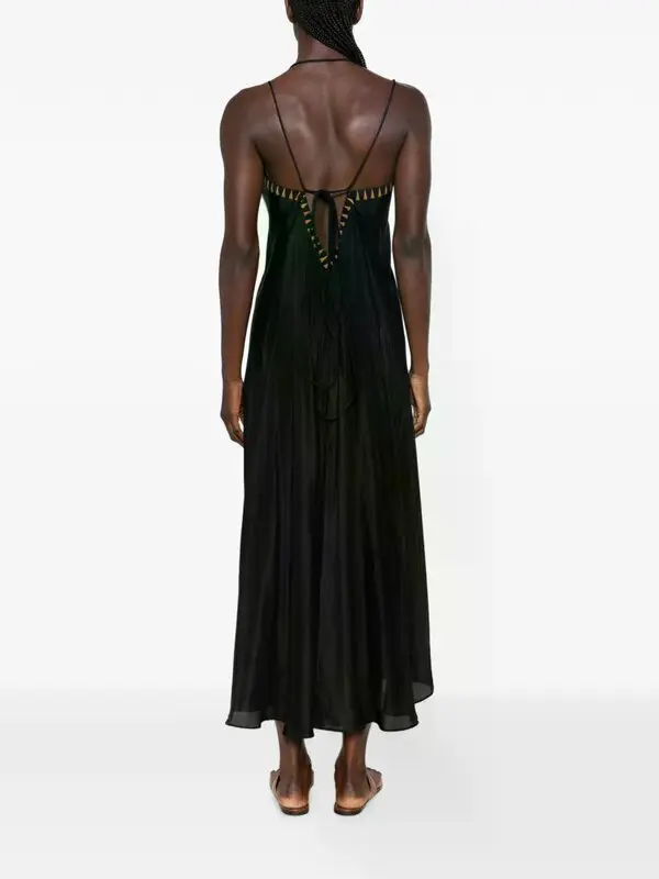 VOLANTIS V-neck Midi Dress