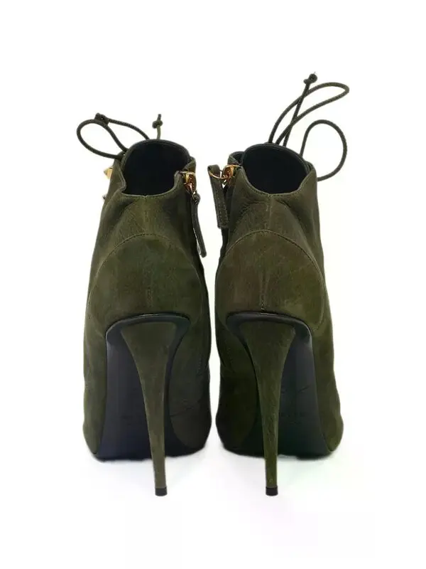 GIUSEPPE ZANOTTI Studded Lace-up Ankle Boots
