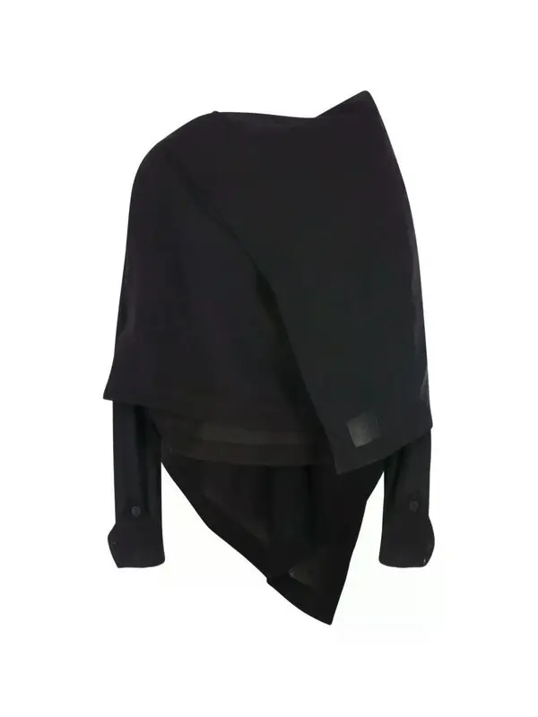 Issey Miyake Asymmetric Top - Black