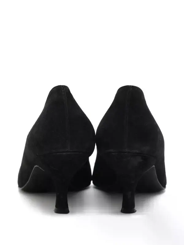 STUART WEITZMAN Suede Pointed-toe Pumps