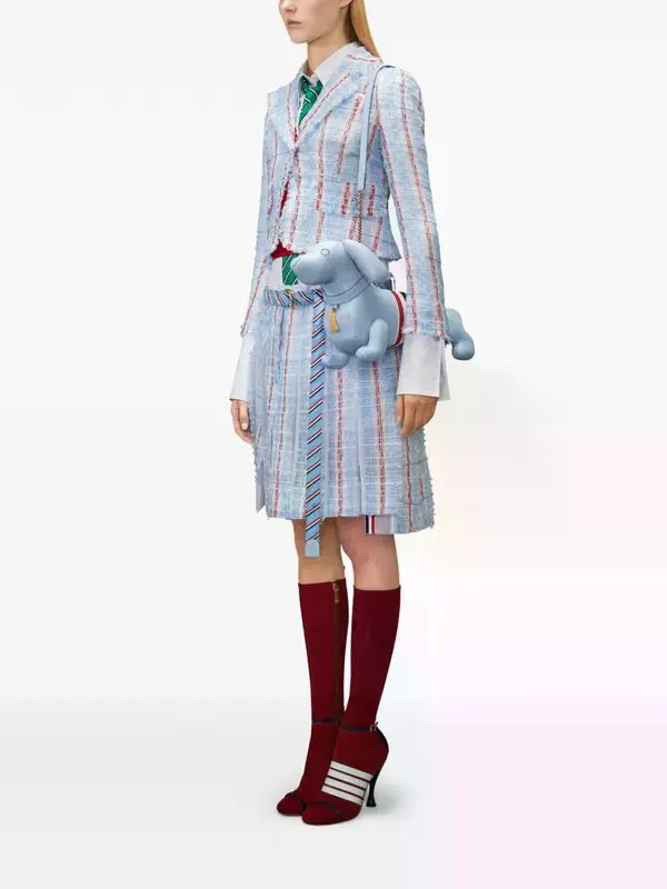 Thom Browne Mini Hector Leather Shoulder Bag