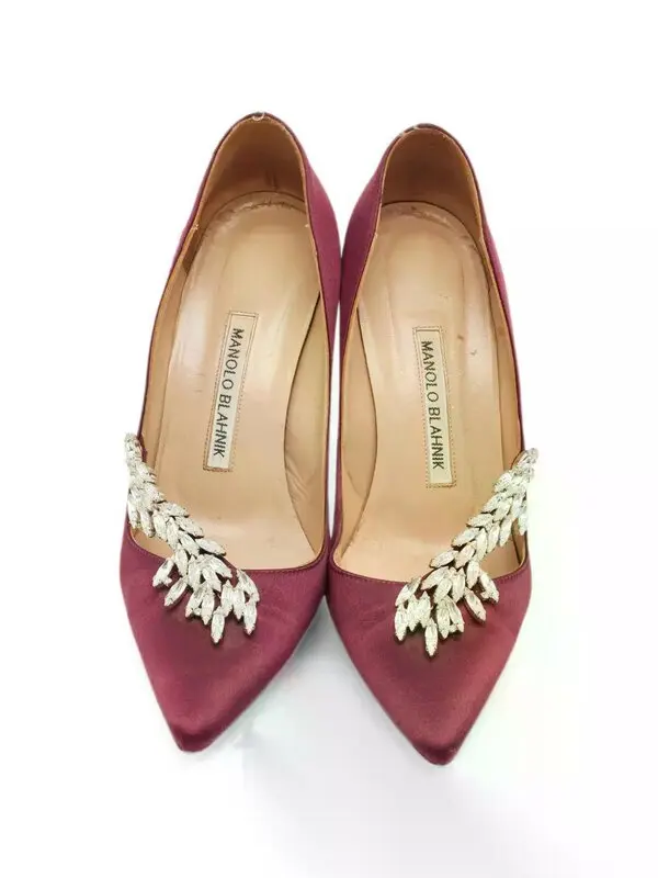 Manolo Blahnik Nadira Crystal-embellished Pumps