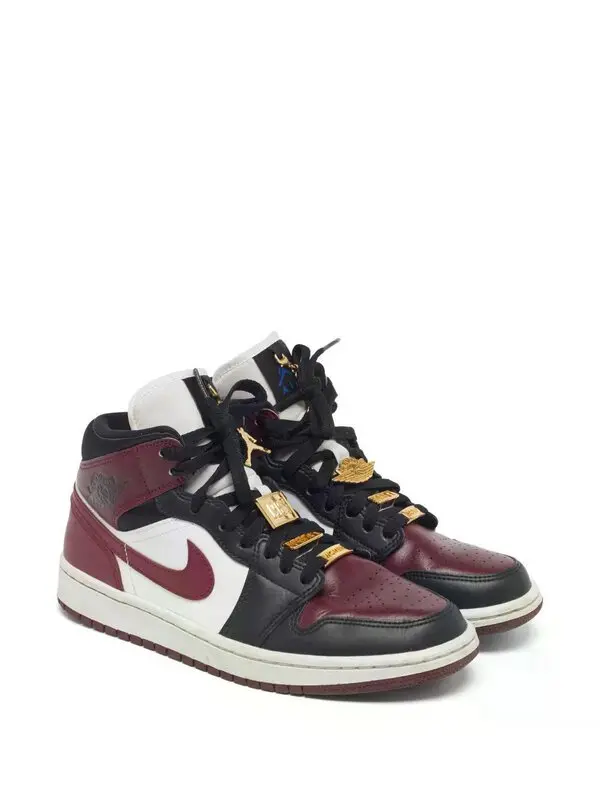 JORDAN Air 1 Mid Se High-top Sneakers - Red