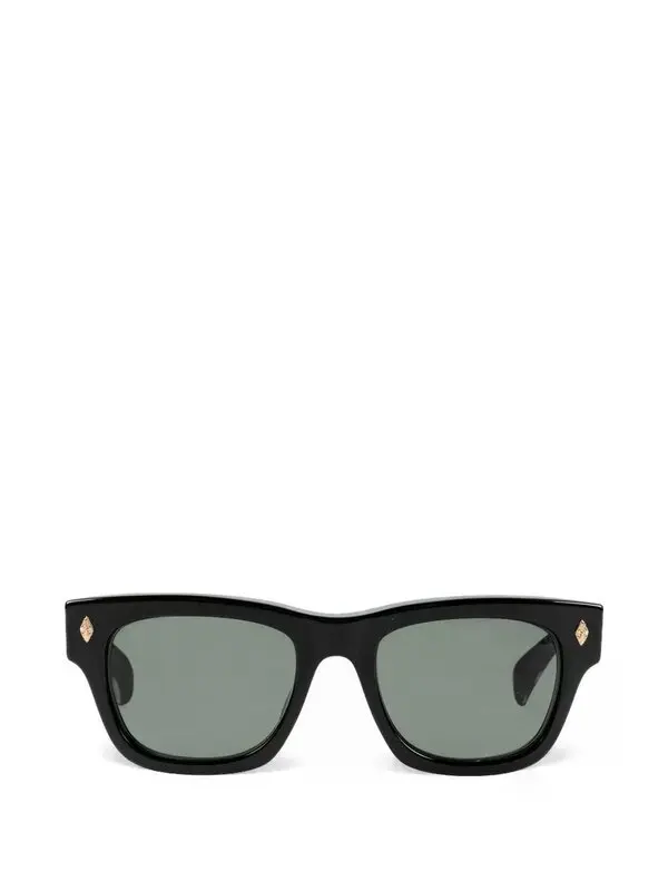 Chrome Hearts Rectangle-frame Sunglasses - Black
