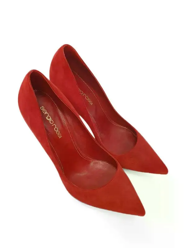 SERGIO ROSSI Pointed-toe Suede Pumps