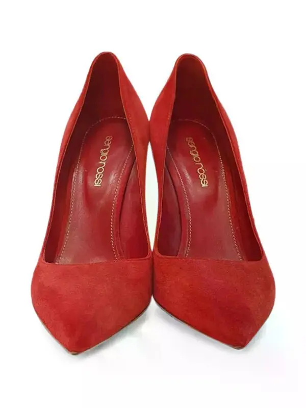 SERGIO ROSSI Pointed-toe Suede Pumps