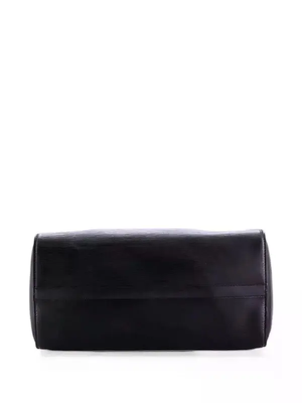 LOUIS VUITTON Epi Leather Speedy 35 Satchel - Black
