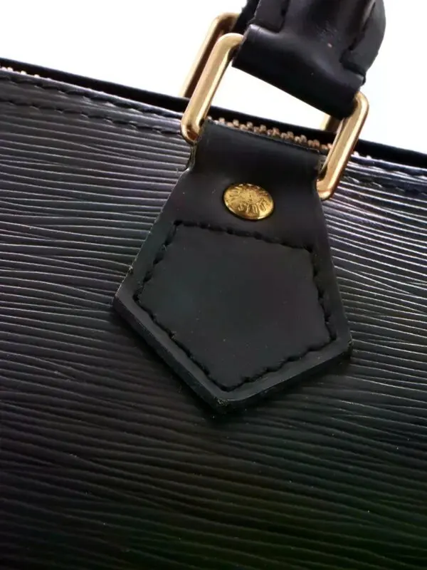 LOUIS VUITTON Epi Leather Speedy 35 Satchel - Black
