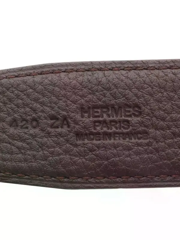 Hermès Constance Reversible Belt - Black