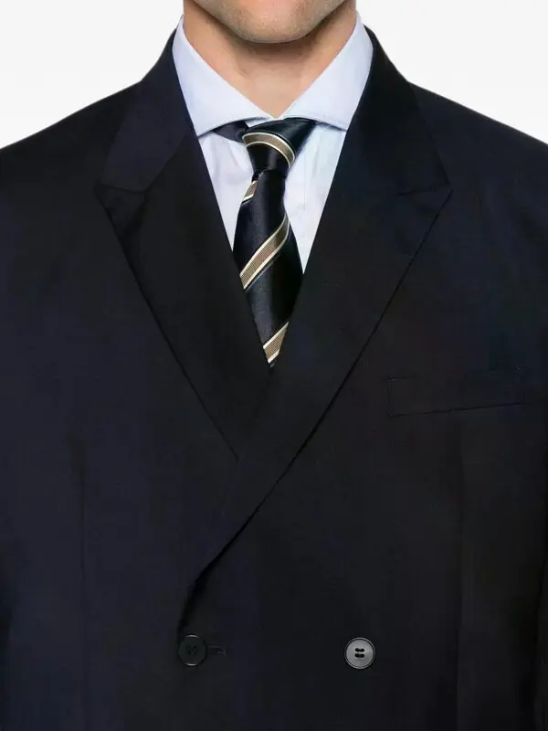 LOW BRAND Double-breasted Suit - Blue