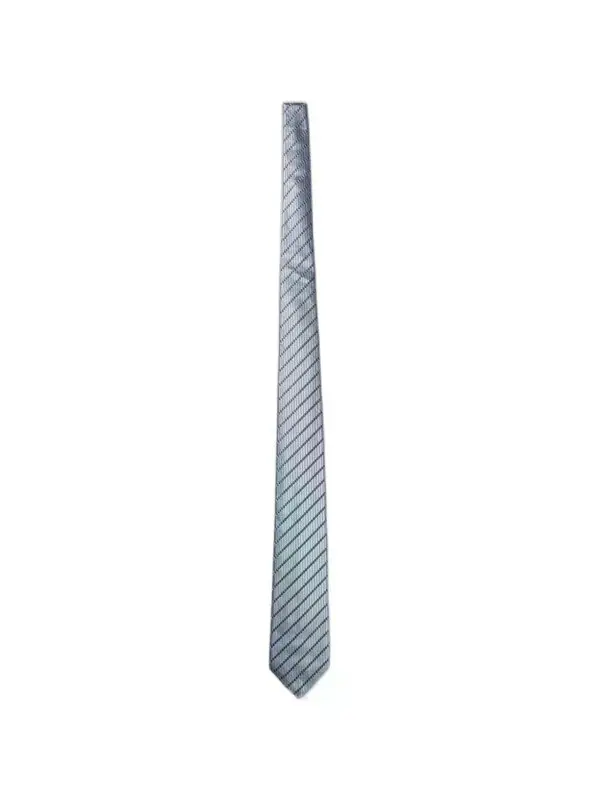 Emporio Armani Silk Jacquard Tie - Blue
