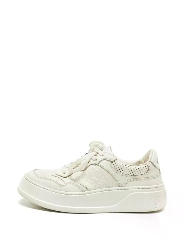 Gucci Gg Platform Sneakers - Neutrals