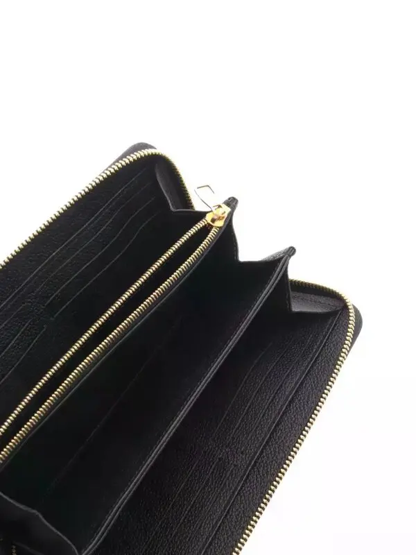 LOUIS VUITTON 2021 Monogram Zip Wallet - Black