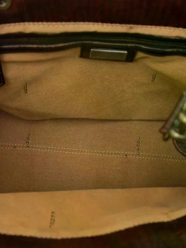 Fendi Zucca Velvet Etniko Du Jour Handbag