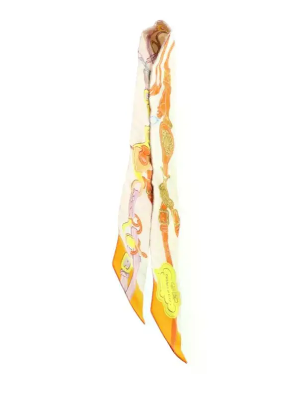 Hermès 2003-2026 Brides De Gala Silk Twilly Scarf Scarves - Neutrals