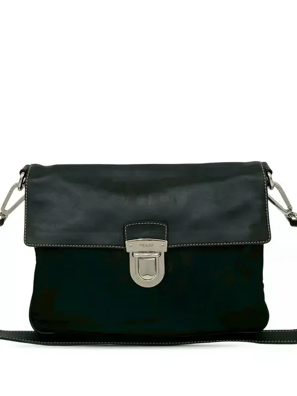Prada Tessuto Messenger Bag - Black