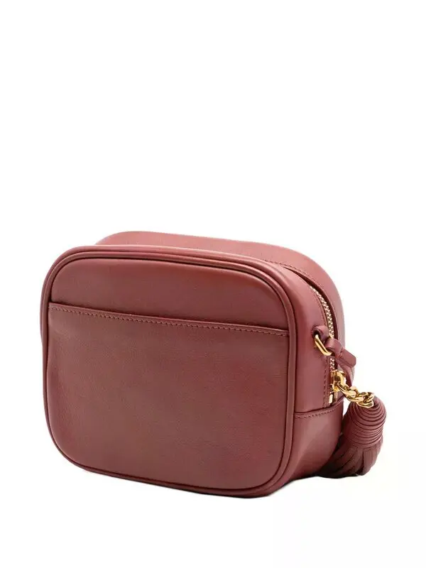 Saint Laurent Calfskin Monogram Blogger Bag - Red
