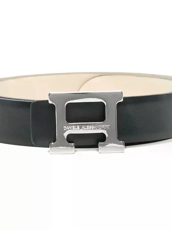 DANIELE ALESSANDRINI Logo Buckle Belt