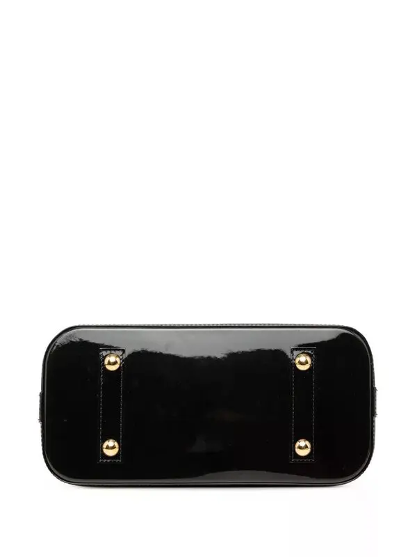 LOUIS VUITTON Monogram Vernis Alma Pm Satchel