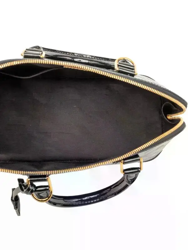 LOUIS VUITTON Monogram Vernis Alma Pm Satchel