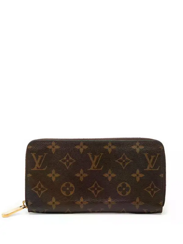 LOUIS VUITTON 2020 Monogram Zippy Wallet Long Wallets - Brown