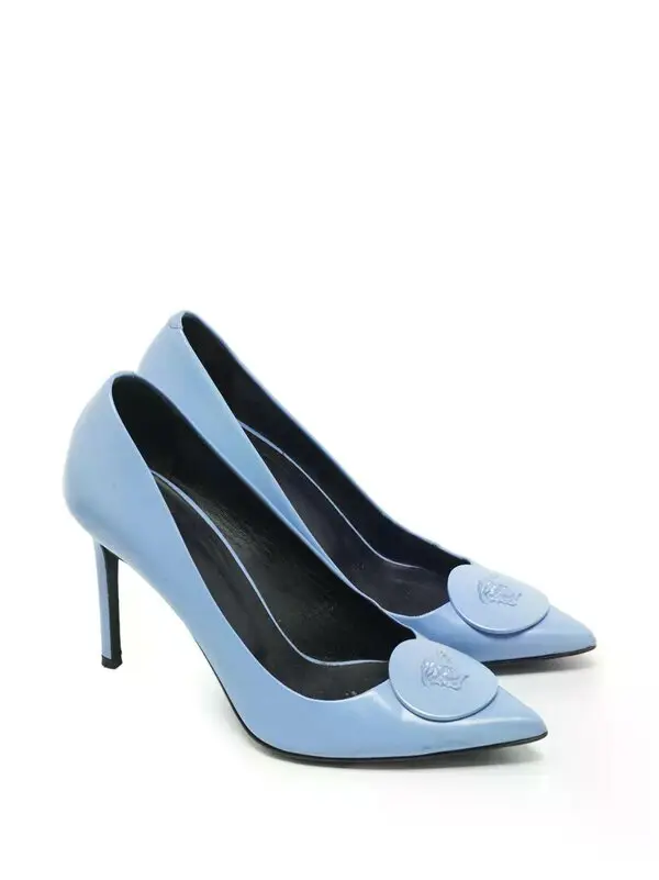 Versace Medusa Pointed-toe Pumps