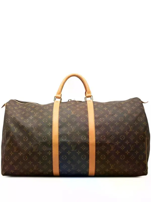 LOUIS VUITTON Monogram Keepall 60 Travel Bag