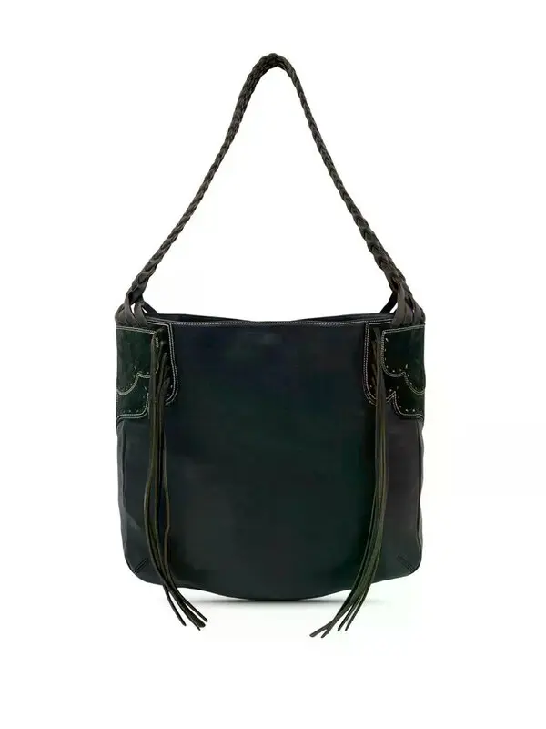 Loewe Leather Fringe Shoulder Bag
