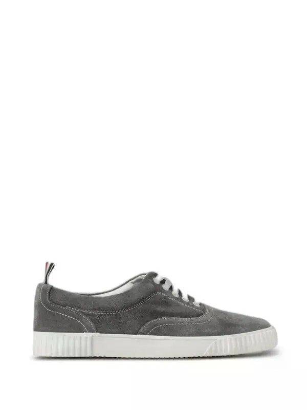 Thom Browne Suede Low-top Sneakers - Grey