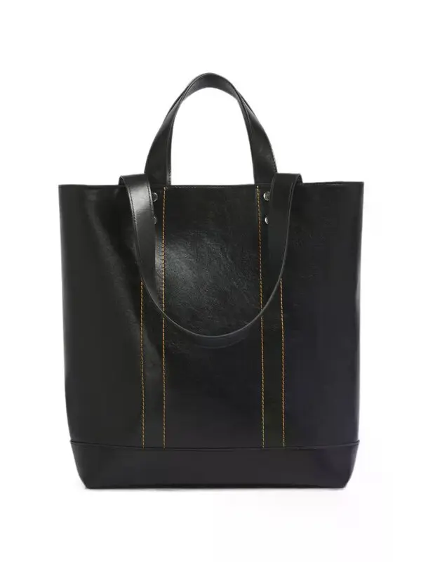 Marni Leather North/south Tote Bag - Black