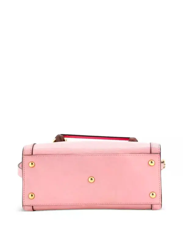 Gucci Diana Mini Bamboo Handle Tote Crossbody Bag - Pink