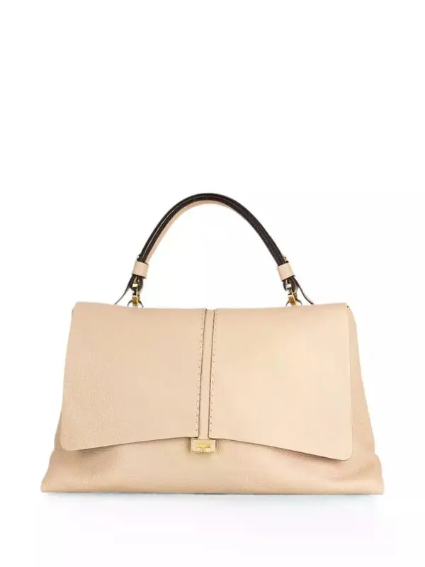 LORISTELLA Grainy Leather Clutch Bag
