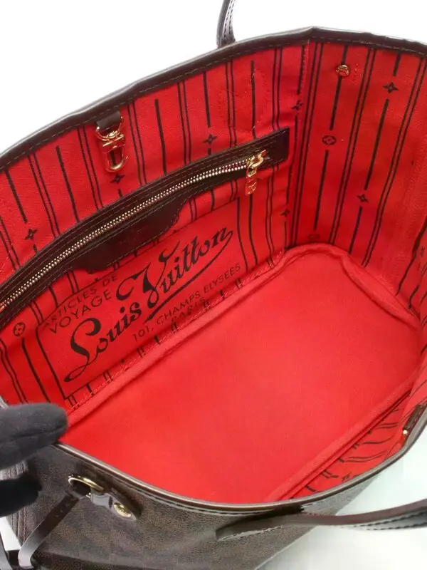 LOUIS VUITTON Damier Ebene Neverfull Pm Tote Bag
