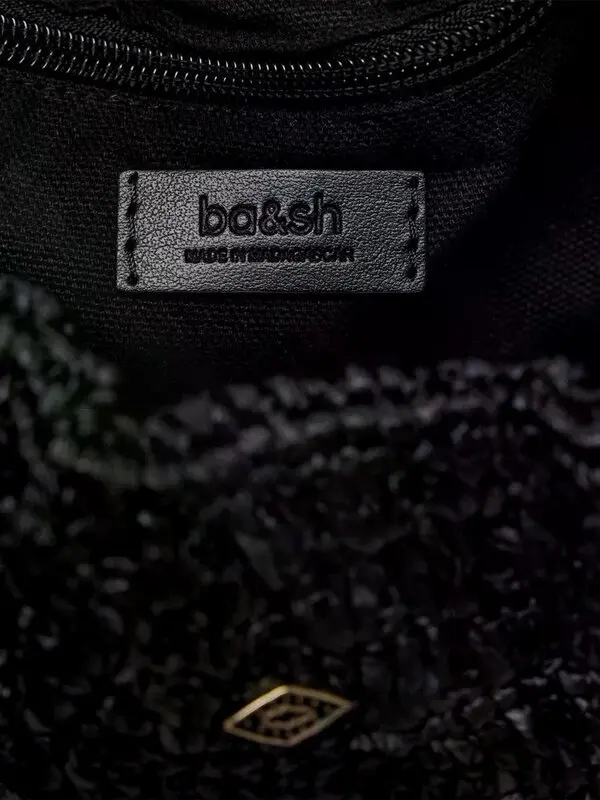 Ba&sh June Raffia Clutch Bag