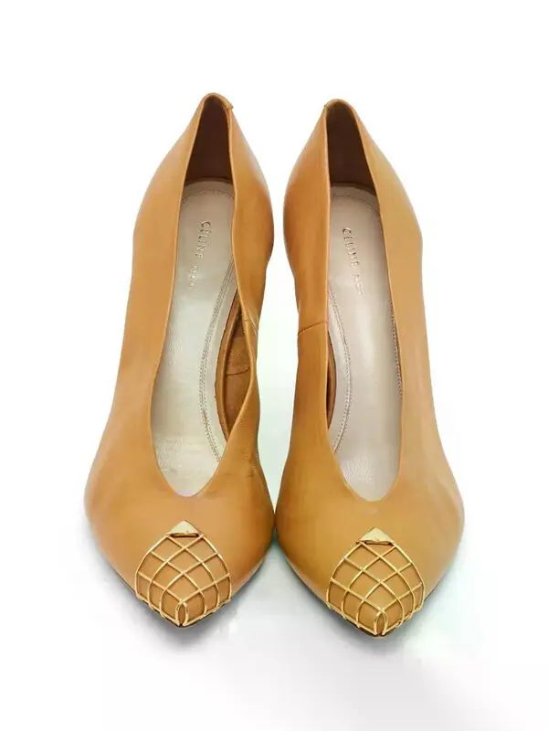 Celine V-neck Pointed-toe Pumps