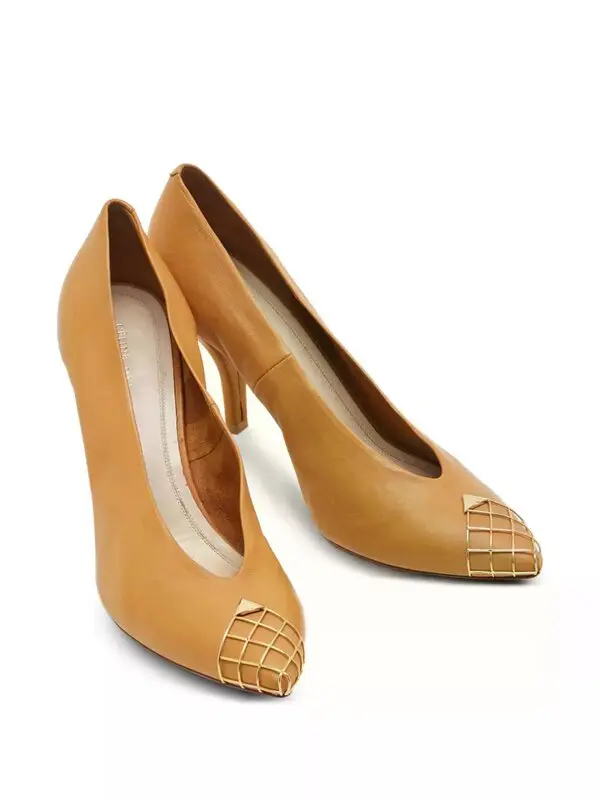 Celine V-neck Pointed-toe Pumps