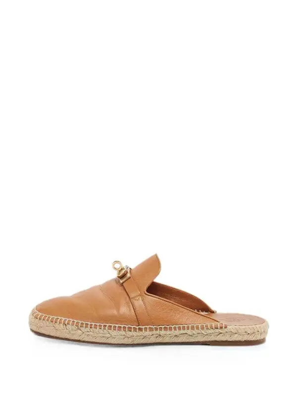 Hermès Feria Lock Flat Mules