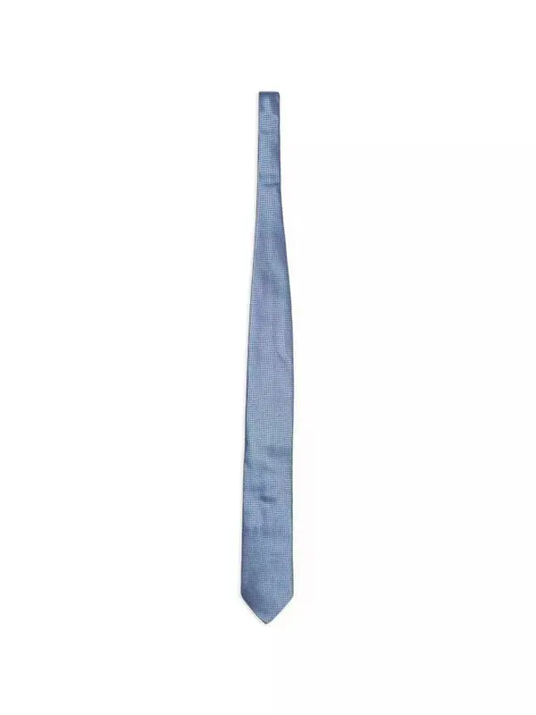 Zegna Jacquard-check Silk Tie